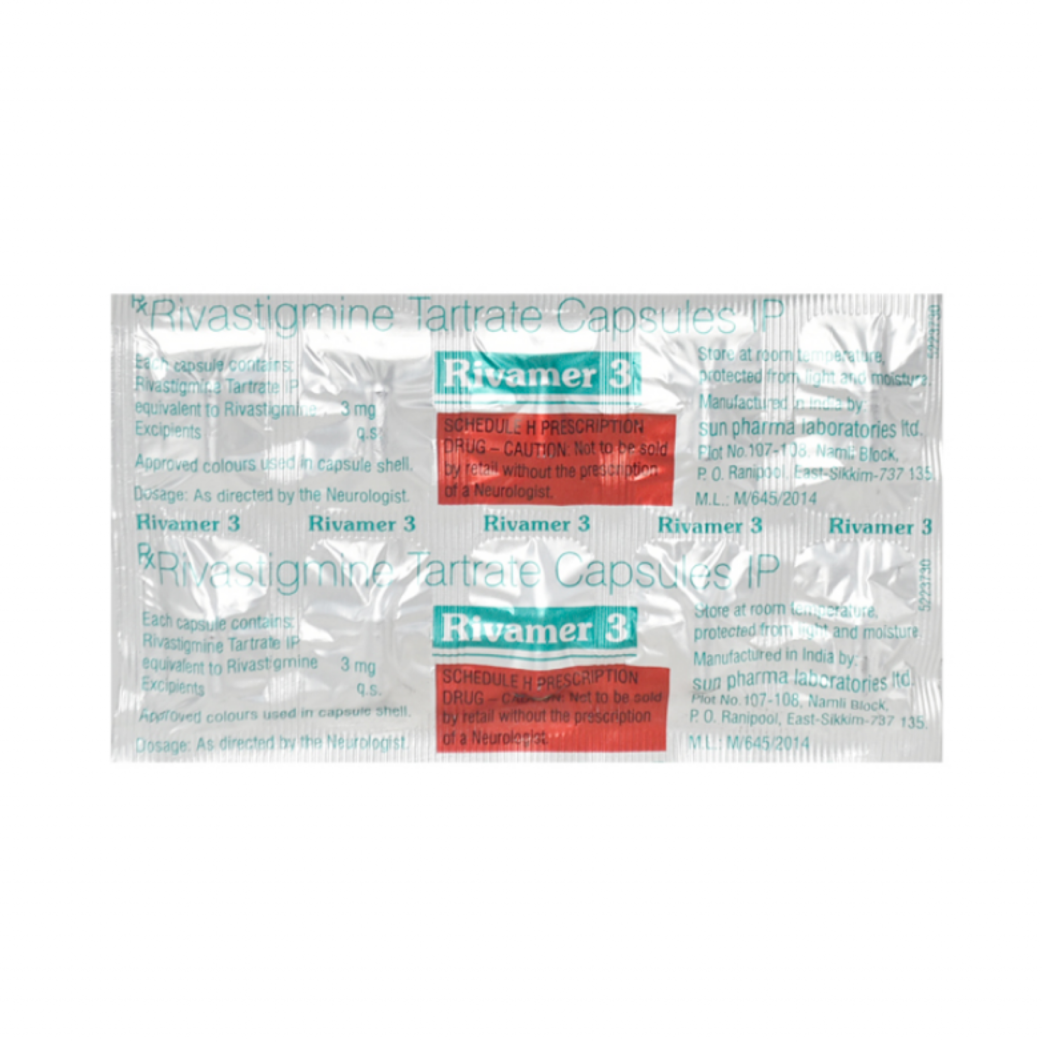 Rivamer 3 mg Tablet: Uses & Side Effects | Pocket Chemist