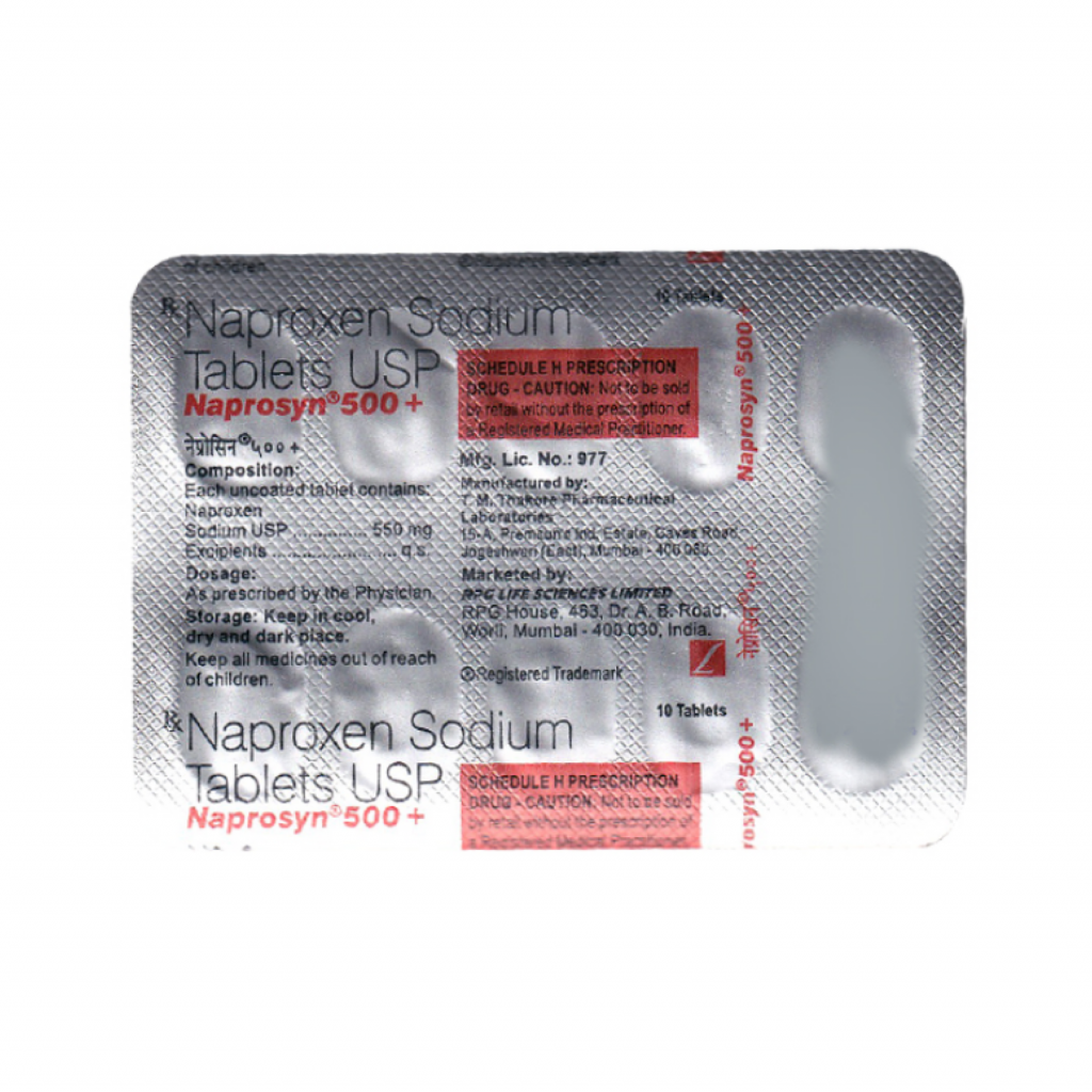 Naprosyn 500mg Tablet: Uses & Side Effects | Pocket Chemist