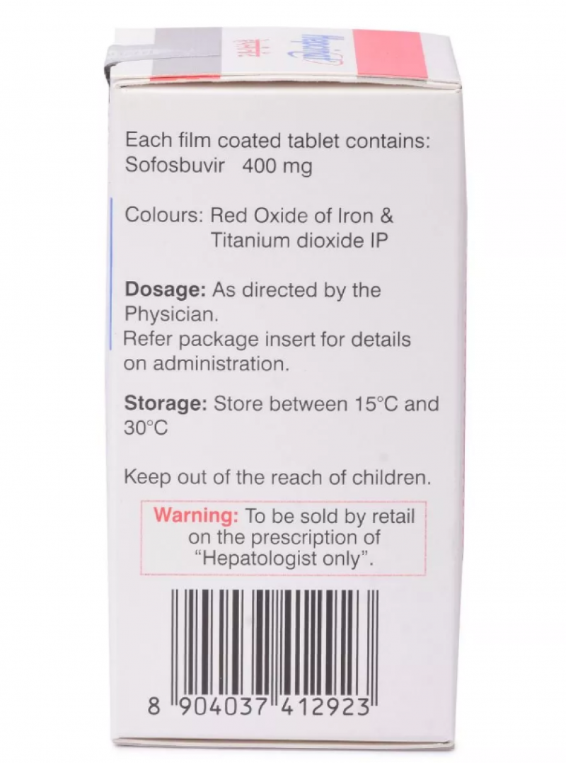 Hepcinat 400mg Tablet - Pocket Chemist