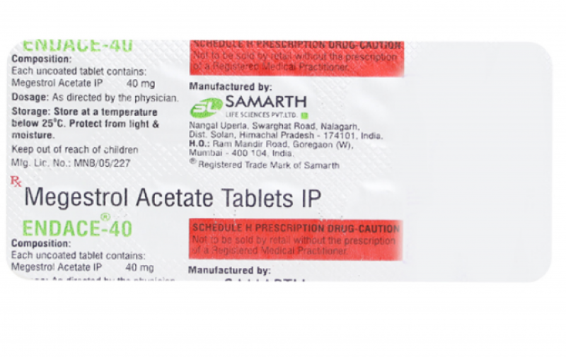 Endace 40mg Tablet: Uses & Side Effects | Pocket Chemist