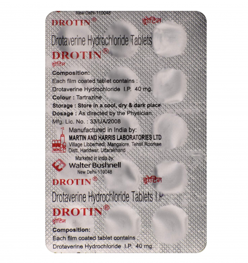 Drotin 40mg Tablet - Pocket Chemist